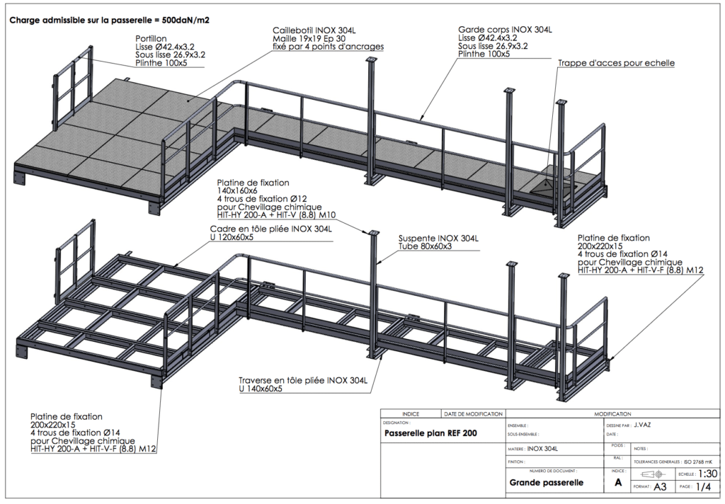 Plan passerelle - Inoserv-x